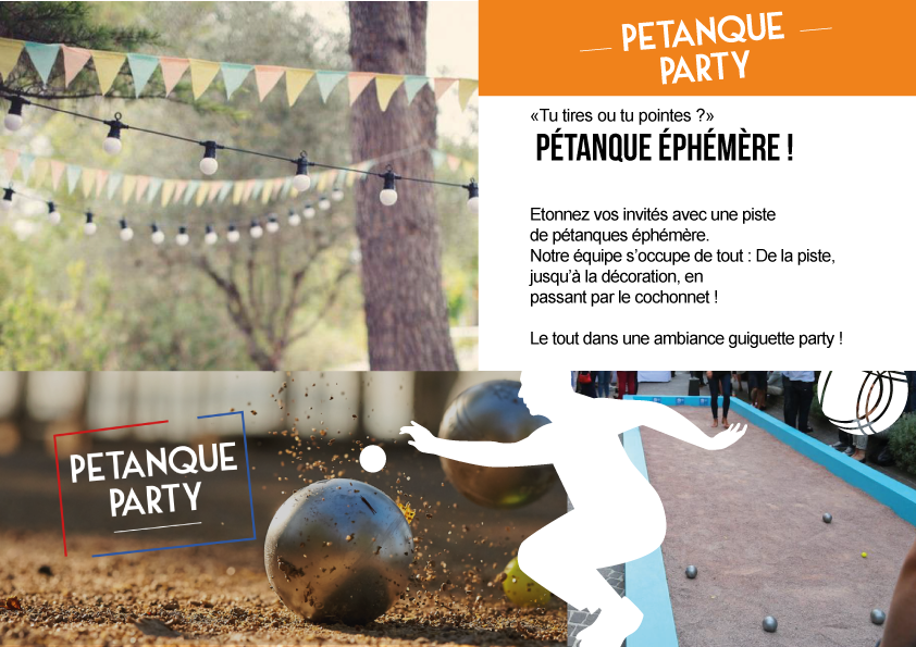 NOUVEAUTE 2018 !!! PETANQUE PARTY ! - La Solution Evénementielle ...